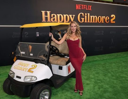 Paige Spiranac Stuns in See‑Through Dress at Happy Gilmore 2 Premiere ...